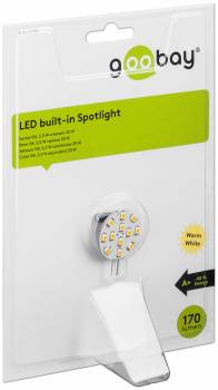 Goobay LED Einbaustr. G4 warm-weiß 170LM 140° - LED recessed downlight ...